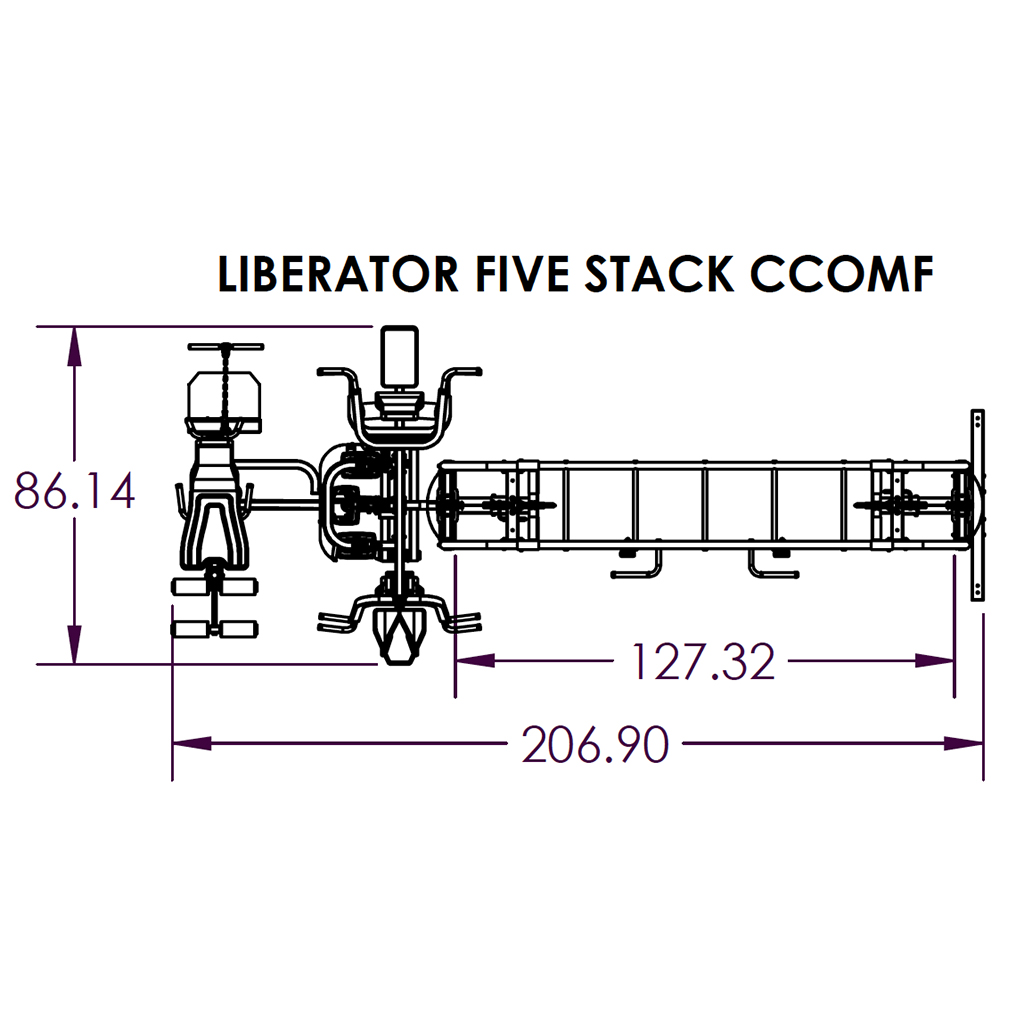 Inflight Liberator 5-Stack Multi-Gym - Primo Fitness