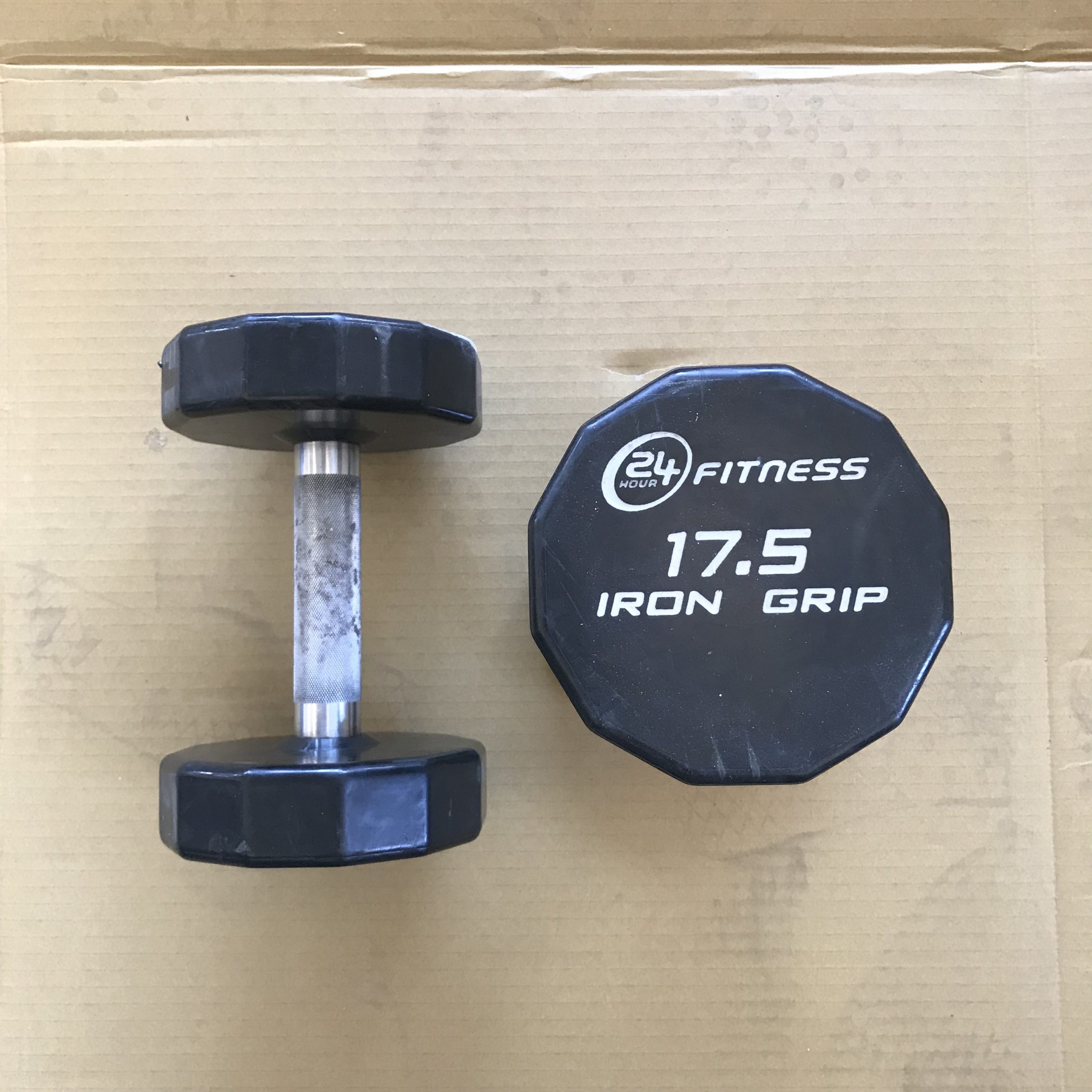 Iron Grip "24 Hr" 12.5- 37.5 Lb Dumbbell Set (USED) - Primo Fitness
