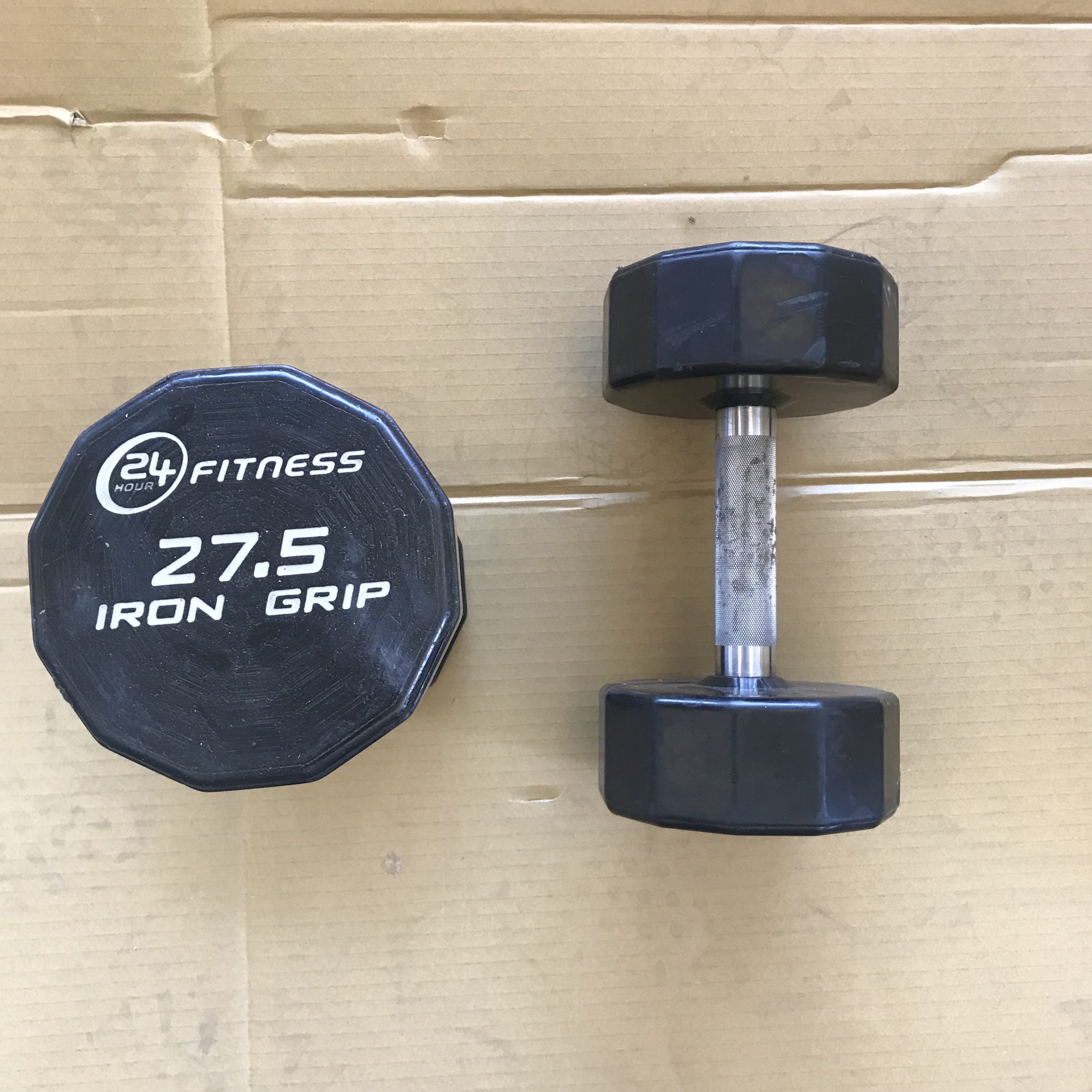 Iron Grip "24 Hr" 12.5- 37.5 Lb Dumbbell Set (USED) - Primo Fitness