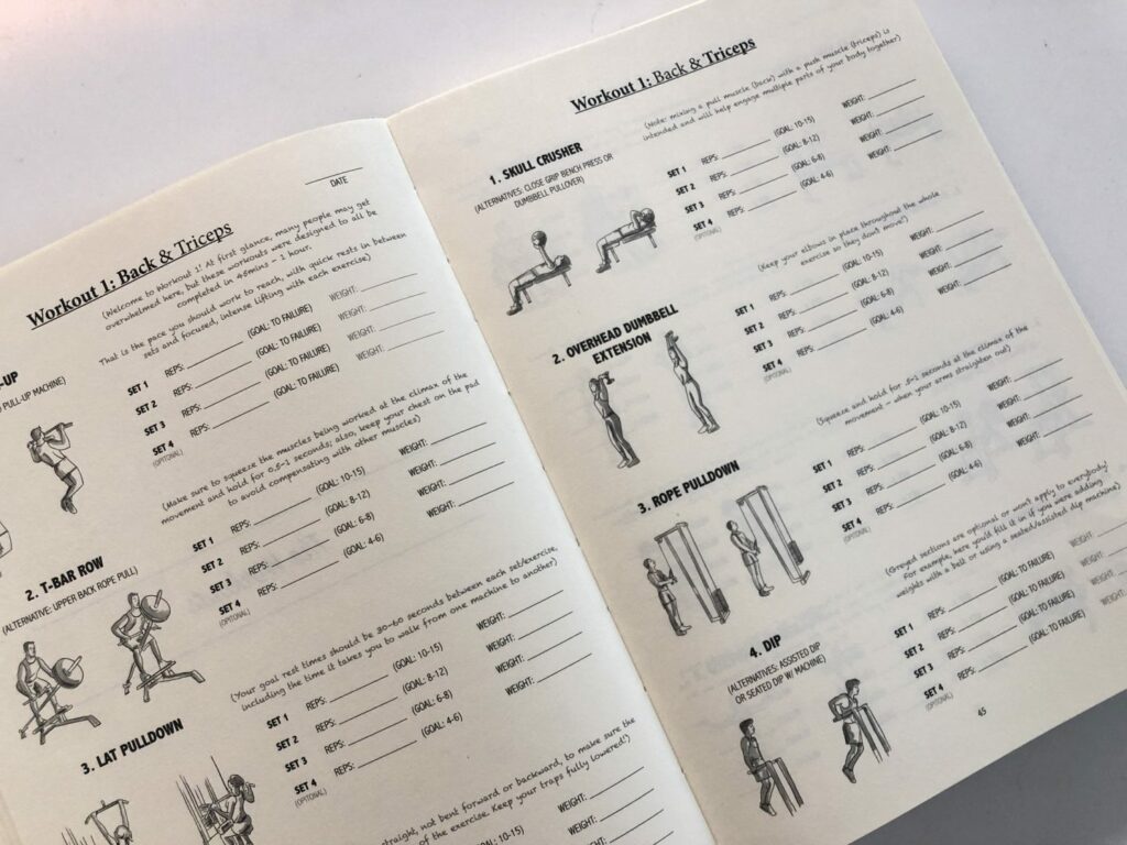 Habit Nest Weightlifting Gym Buddy Journal - Primo Fitness