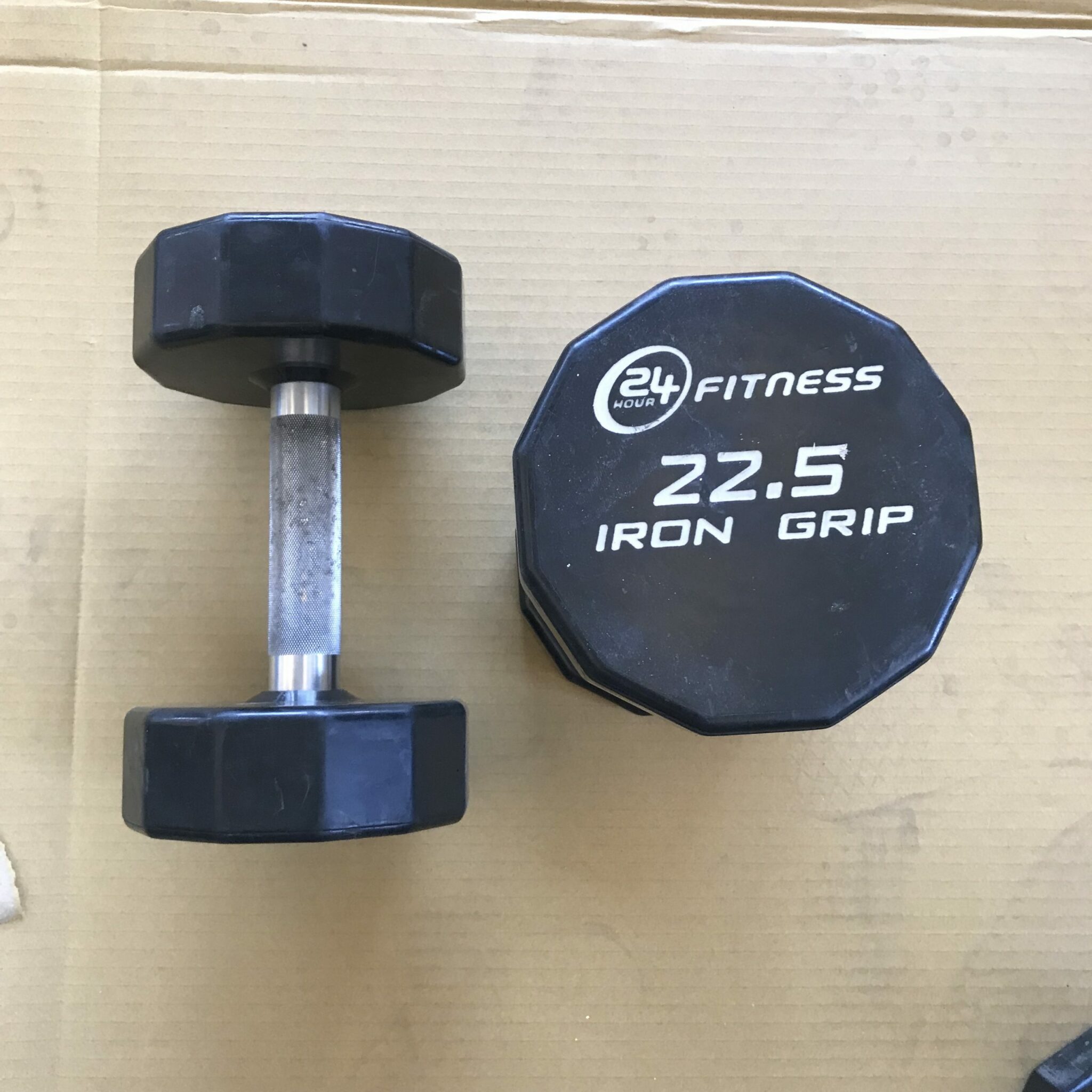 Iron Grip "24 Hr" 12.5- 37.5 Lb Dumbbell Set (USED) - Primo Fitness
