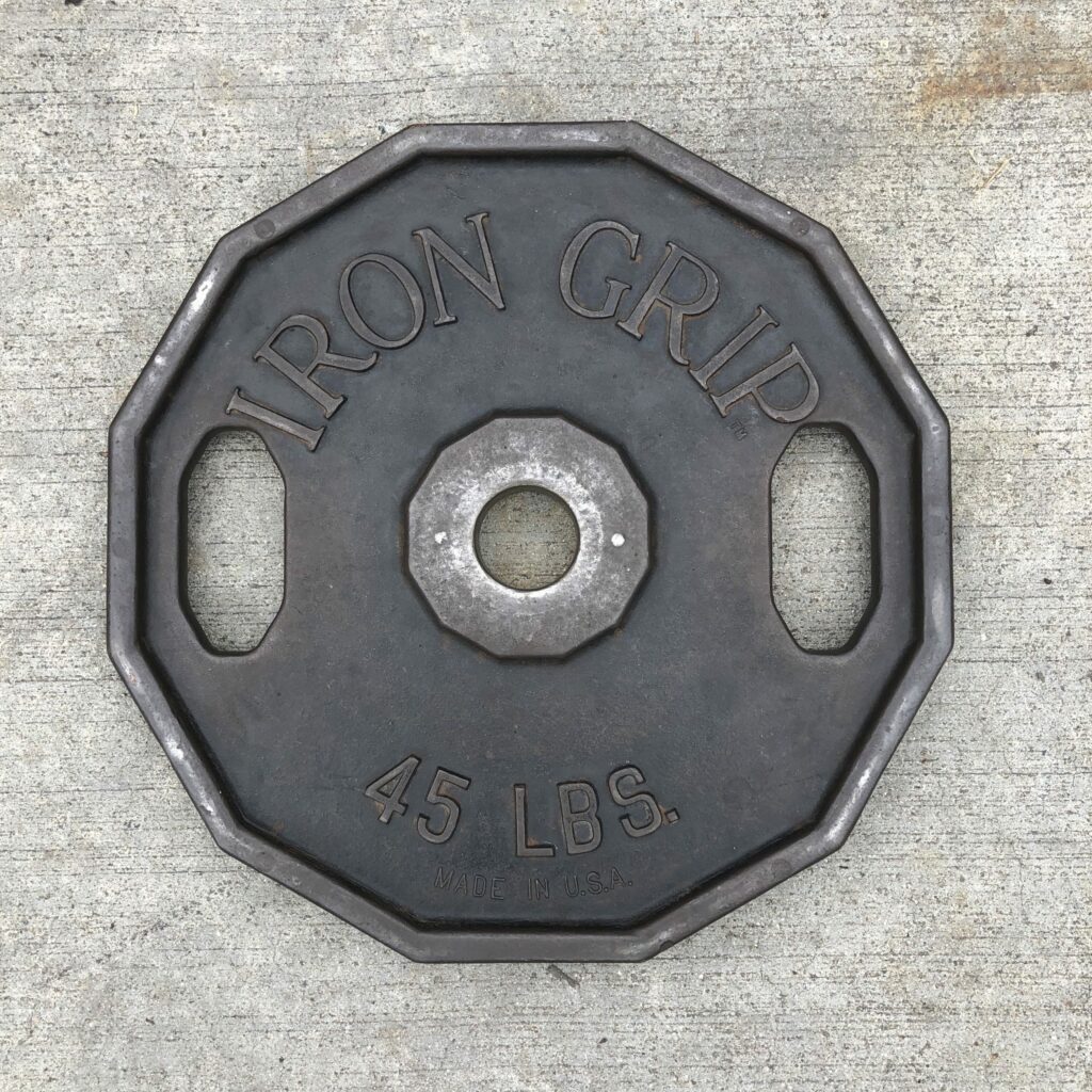 Iron Grip Metal Plates (USED) - Primo Fitness
