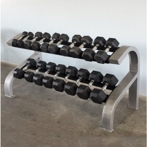 Muscle-D Modular Two Tier Hex Dumbbell Rack (Short) MDR-2THS - Primo ...