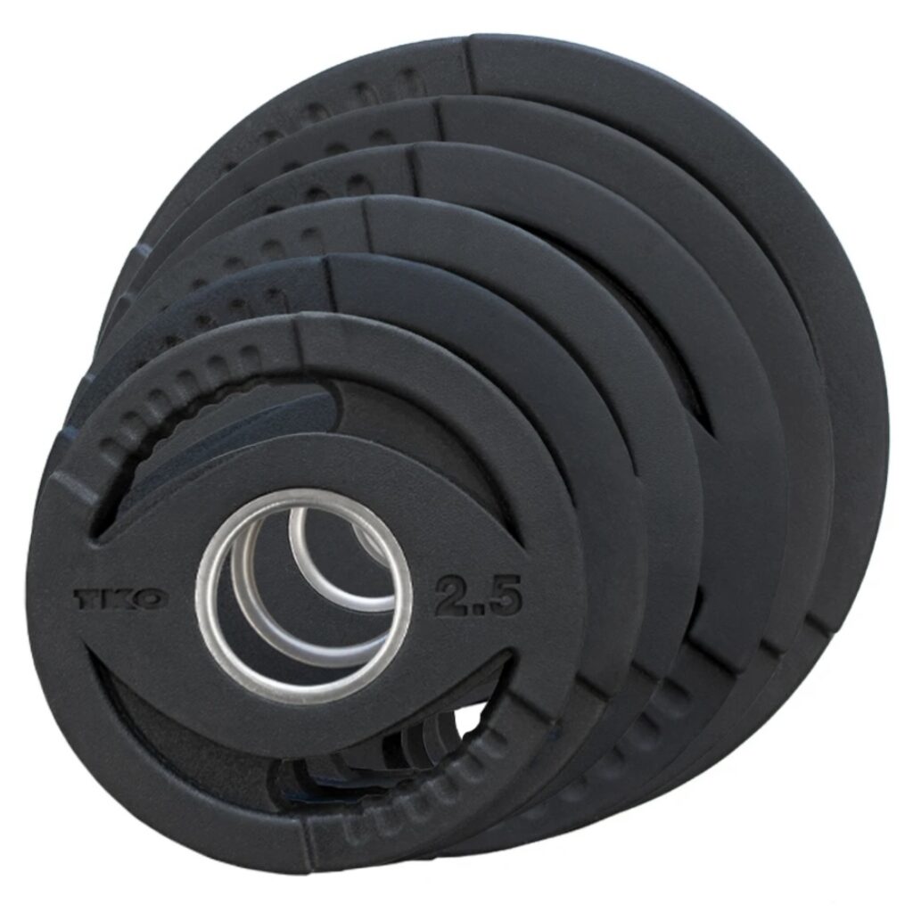 TKO Olympic Rubber Grip Plates 8030R - Primo Fitness