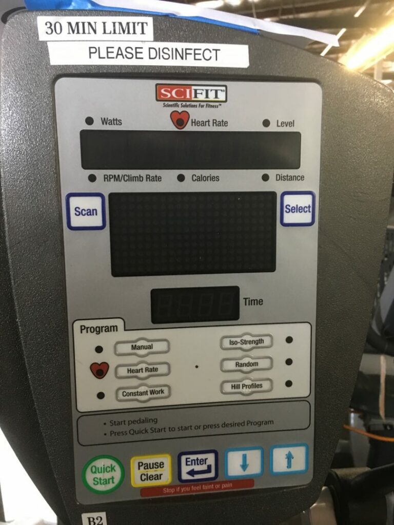 SciFit Pro1000 Seated Upper Body Ergometer (UBE) - Primo Fitness