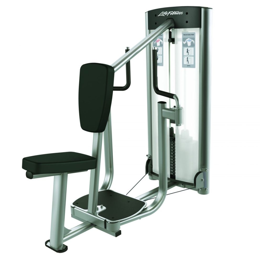 Life Fitness Optima Series Pec Fly/Rear Delt Dual Function Machine ...